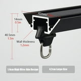 GXCZ Curtain Rods For Windows Ceiling Curtain Track, Heavy-Duty ...