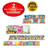 Puzzle Doubles Giant Colors and Shapes Train Floor Puzzles - Walmart.com