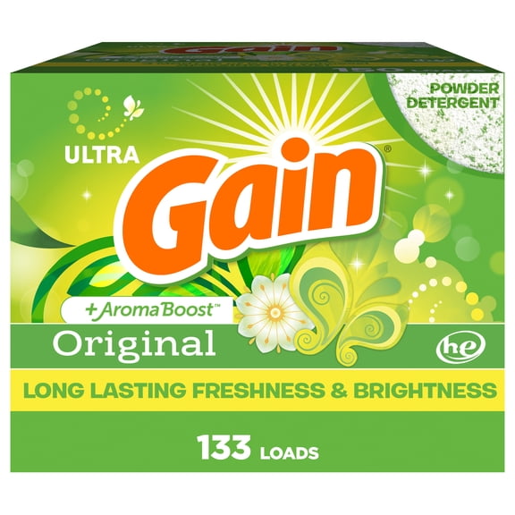 Gain Ultra Powder Laundry Detergent Original, 188 Ounce, 183 Loads ...