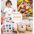 18 Pcs Small Paint Brushes for Touch Up, 1/2 Paint Brush with Wooden ...