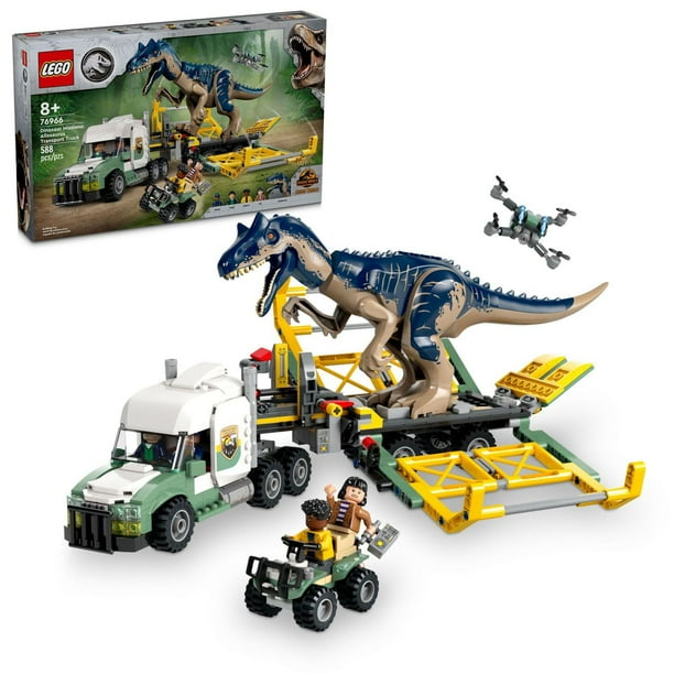 LEGO Jurassic World Dinosaur Missions: Allosaurus Transport Truck Toy ...