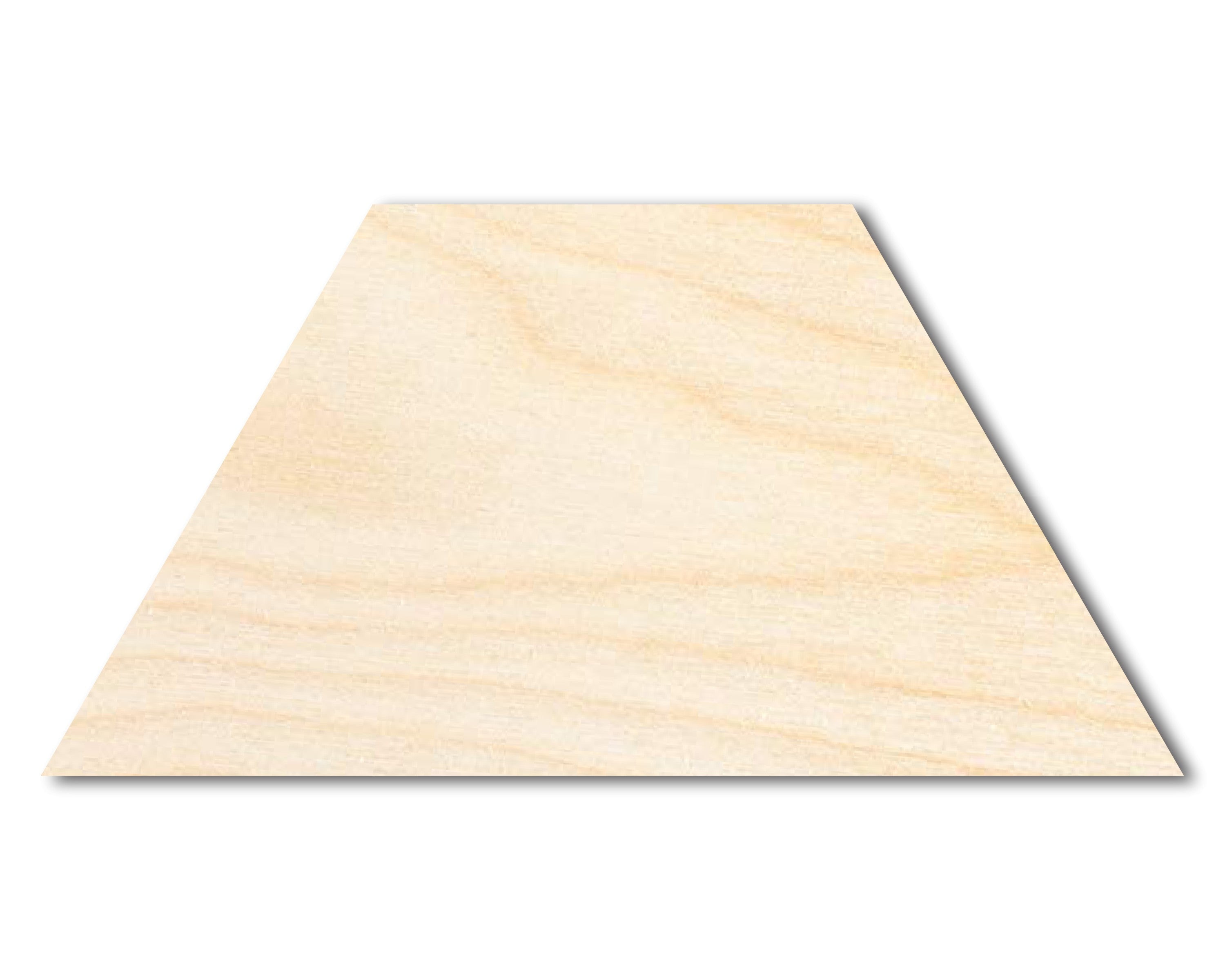 Unfinished Wood Trapezoid Shape - Craft - up to 36" DIY 4" / 1/8 ...