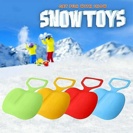 Snow Slide Children Flexible Snow Sledge Snow Glider Toboggan Plate ...