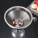 BAOQIN Stainless Steel Kitchen Funnel, Kitchen Funnel for Filling Bottles Multi-Use Premium ...