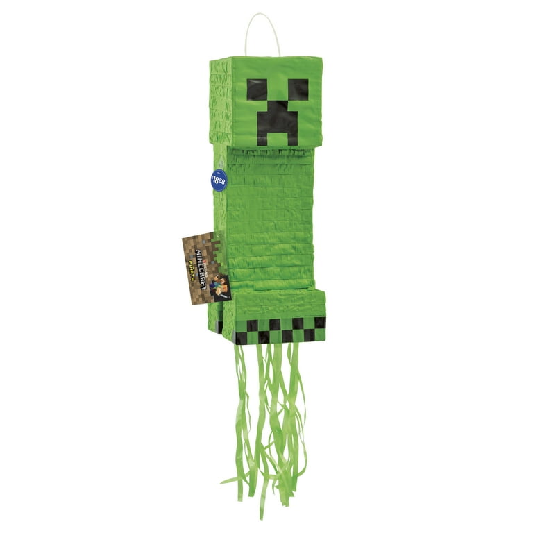 Minecraft Creeper Birthday Invitations