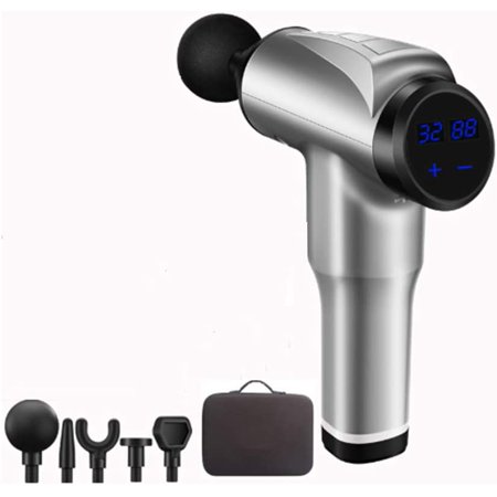32-Position Fascia Gun, Muscle Relaxer, Legs, Waist, Foot Vibration ...