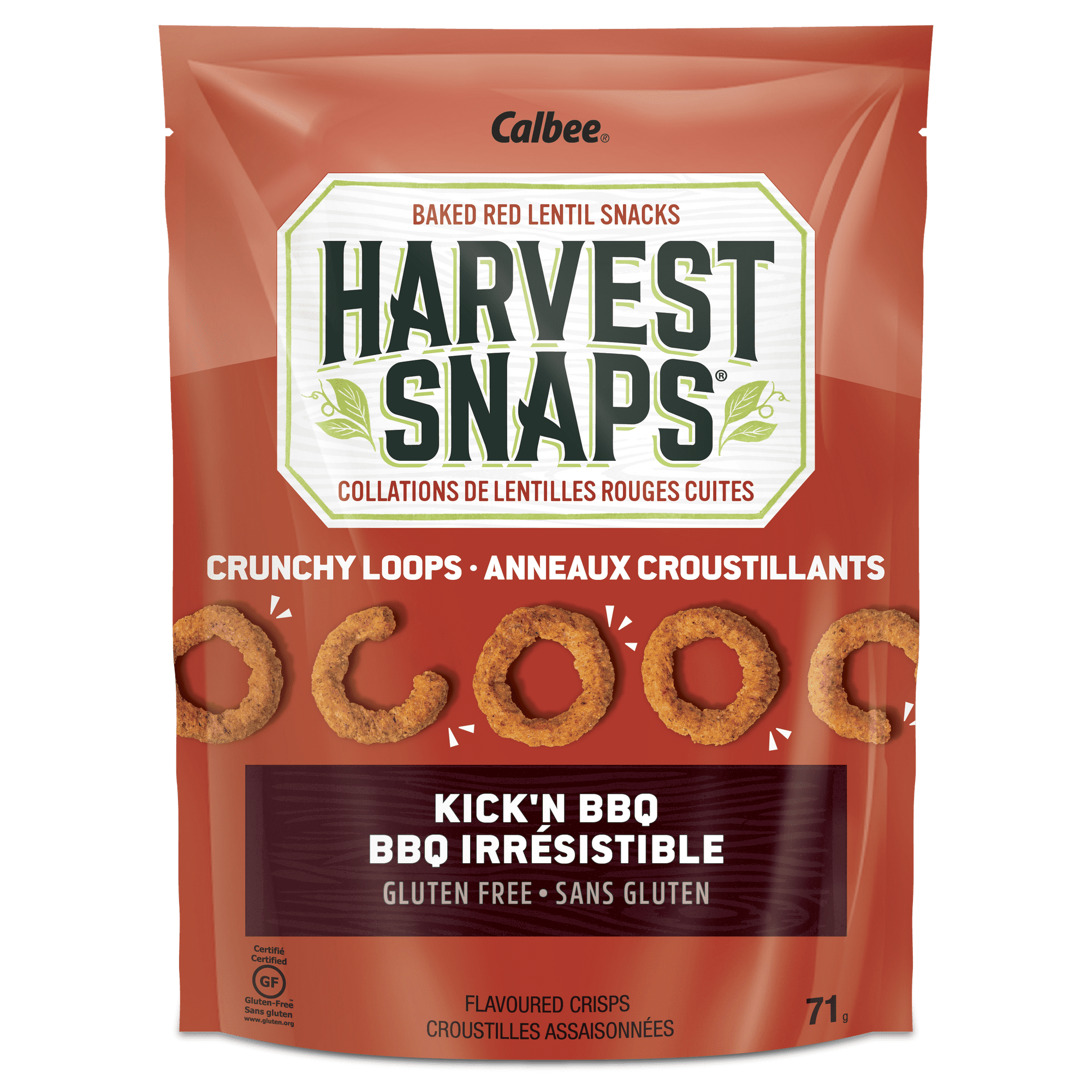 Click here for Harvest Snaps Crunchy Loops Kickn Barbecue 71g 71g prices