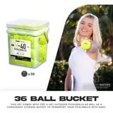 Franklin Sports X-40 Outdoor Pickleballs - Official Size - Optic - 36 ...