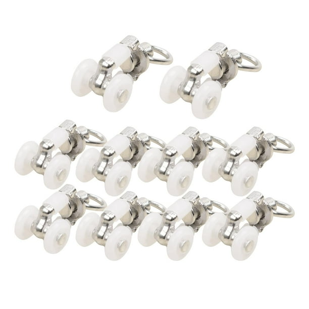 10 Pieces Curtain Track Gliders Bedroom Curtains Curtain Rail Track ...