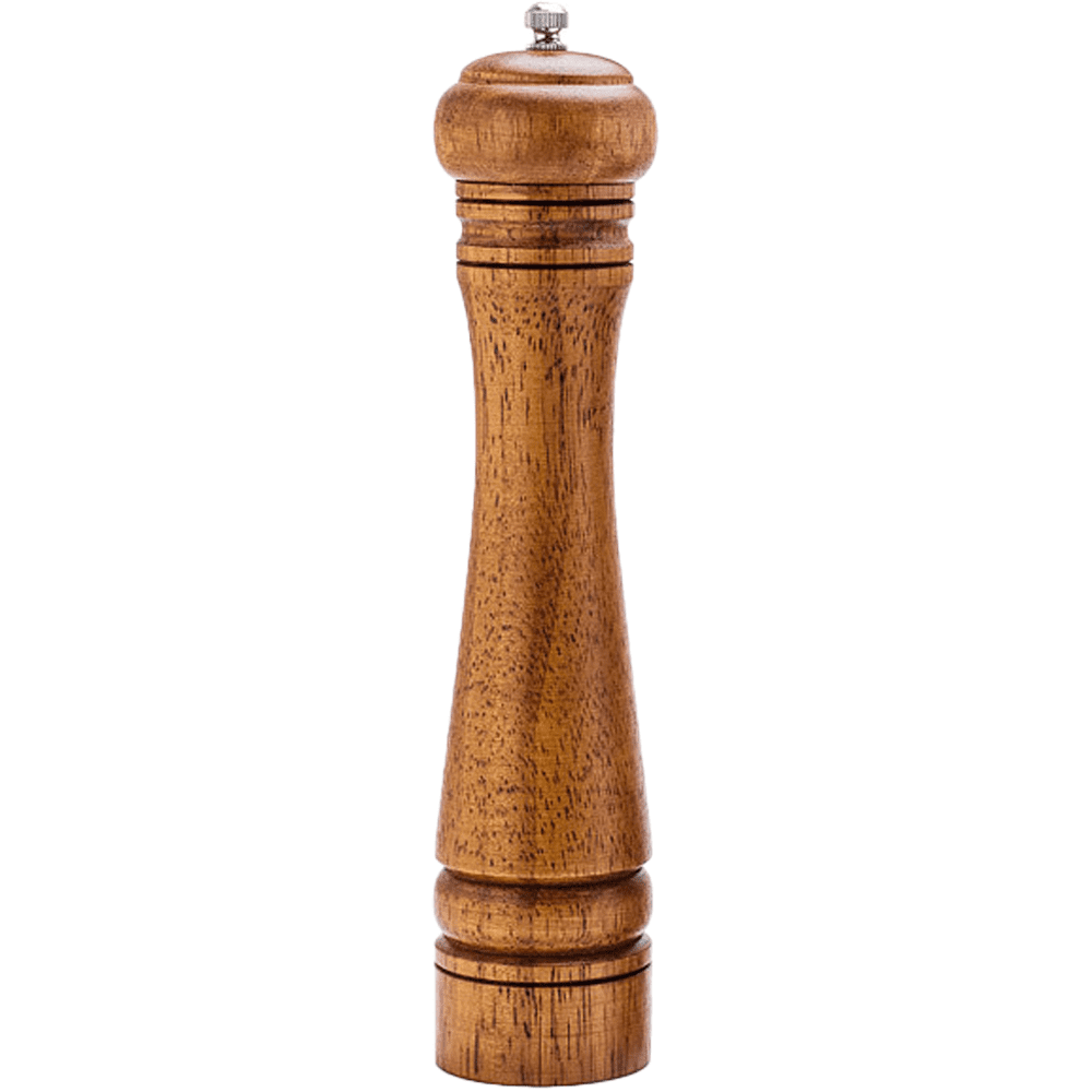 Wood Pepper Grinder Pepper Mill,Adjustable Coarseness Wooden Peppermill ...