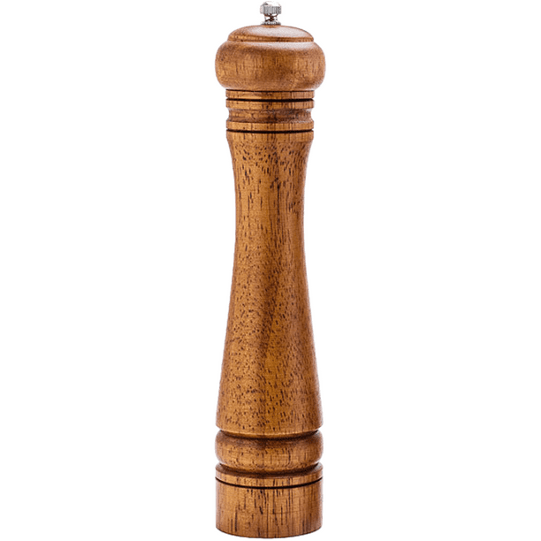 Molinillo de pimienta de madera, molinillo de pimienta de madera con ...