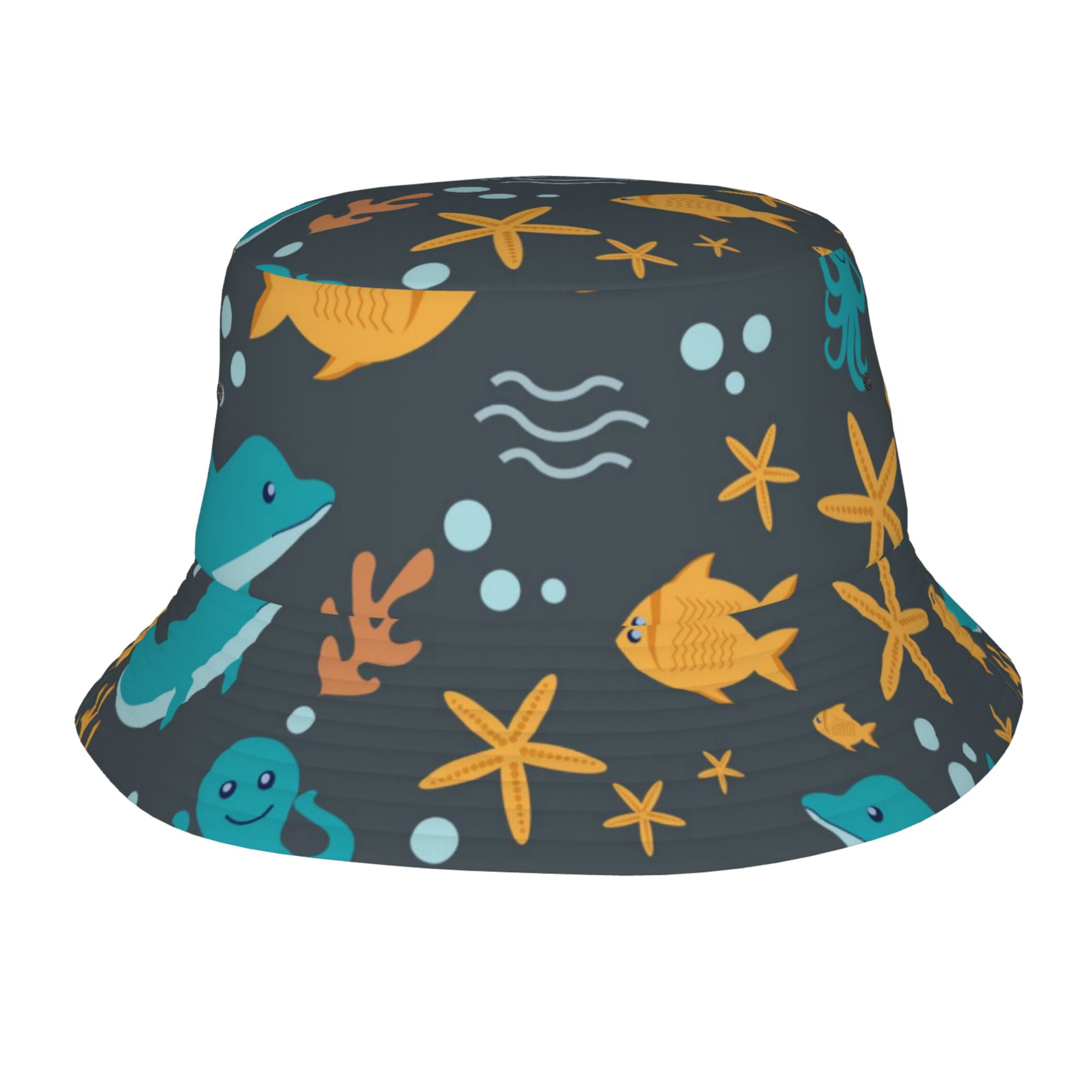 ZICANCN Starfish Beach Ocean Bucket Hat, Unisex Print Double-Side-Wear ...