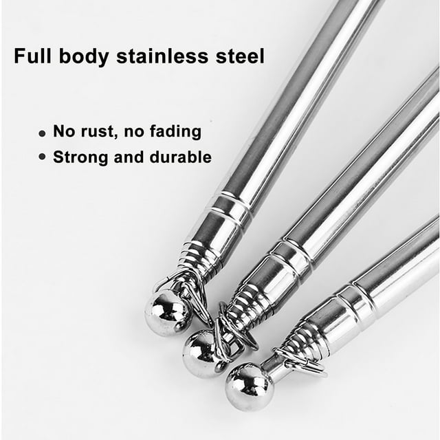 OAVQHLG3B Portable Collapsable Pole Stainless Steel Telescoping ...