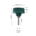 2 Inch Electric Drill Disc Brush with Rubber Emery Bristles, 50/80/120 ...