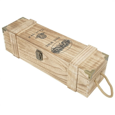 Wine Storage Box, Portable Elegant Liquor Bottle Box, With Rope For ...