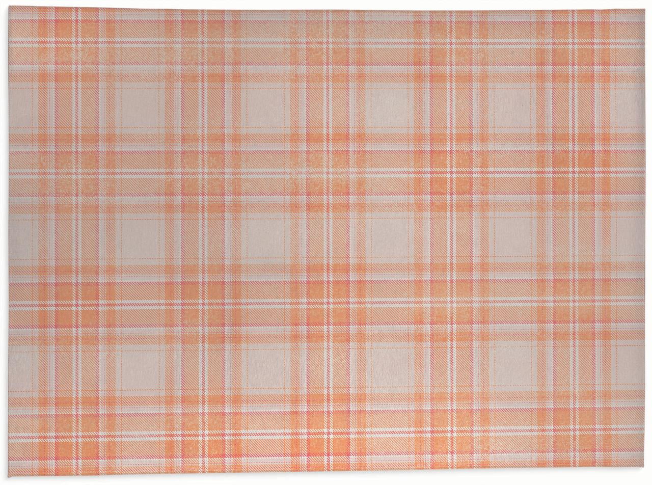 MADRAS PEACH Office Mat By Kavka Designs - Walmart.com