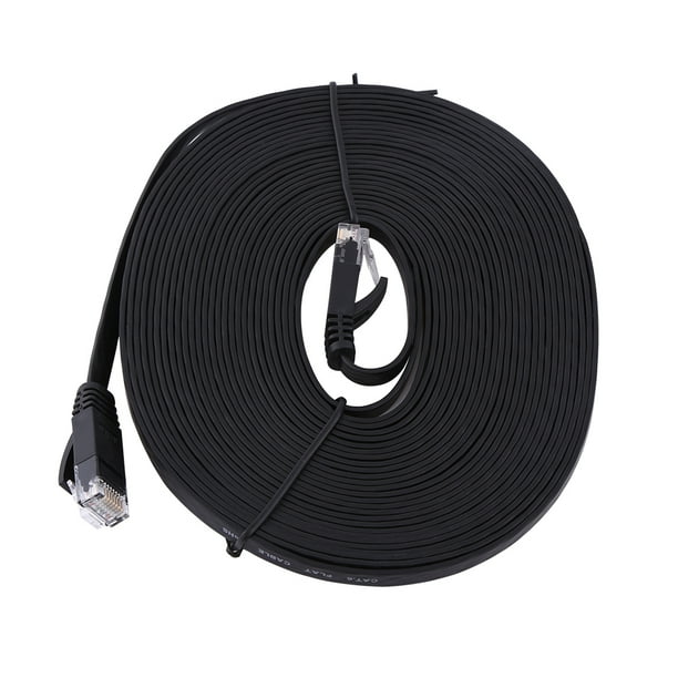 Cable LAN plano de red Ethernet RJ45 CAT6, Cables de enrutador de ...