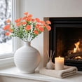 Artificial Morning Glory Bush – 14.56in Faux Trumpet Flowers for Porch ...