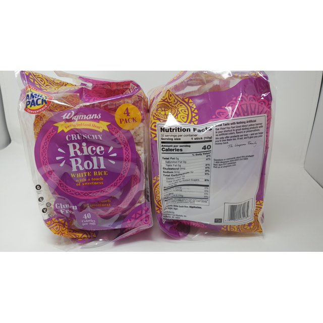 Wegmans Rice Rolls, 2 pack, 64 rolls - Walmart.com