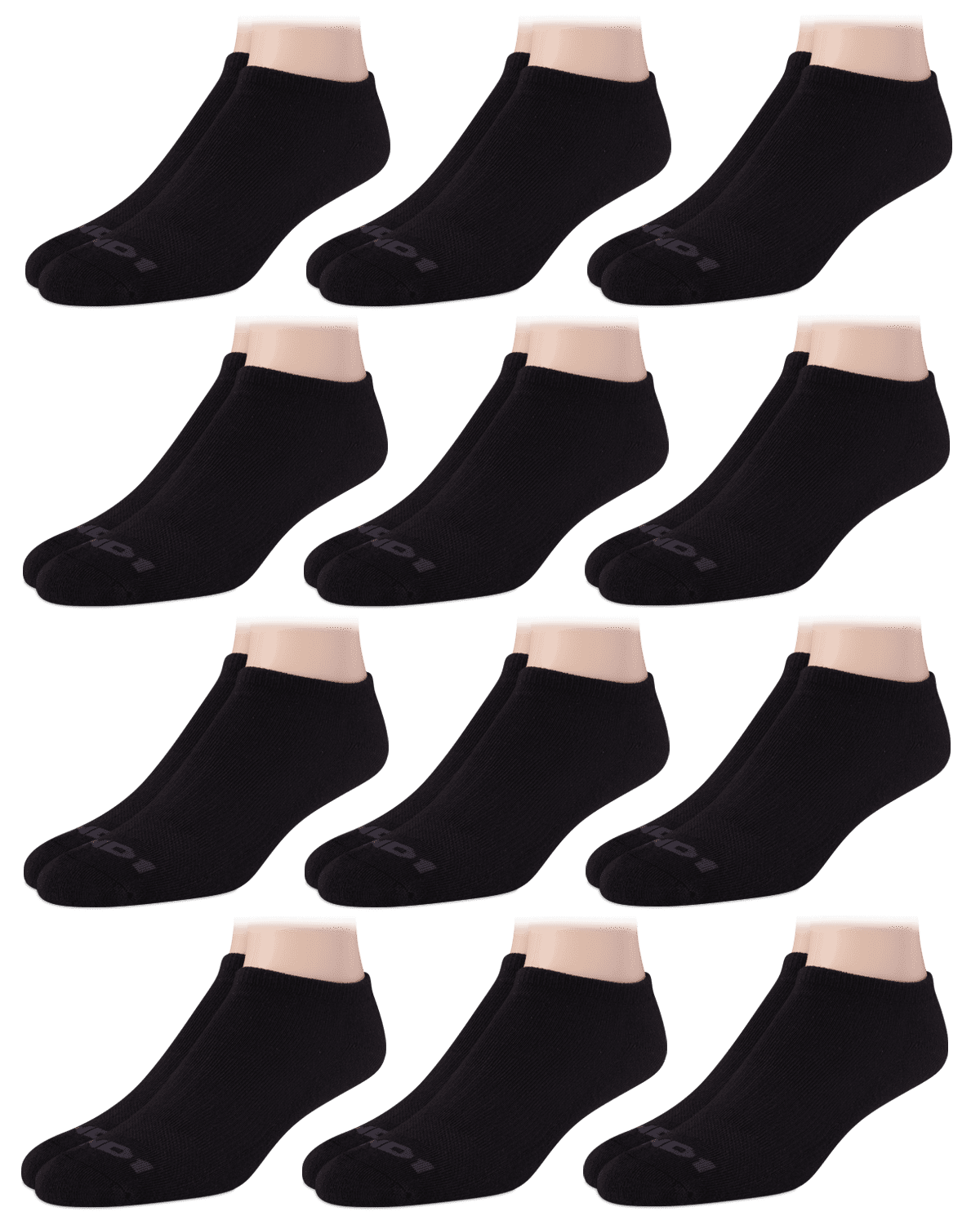 AND1 Men's Lightweight Low Cut Socks, 12 Pack - Walmart.com