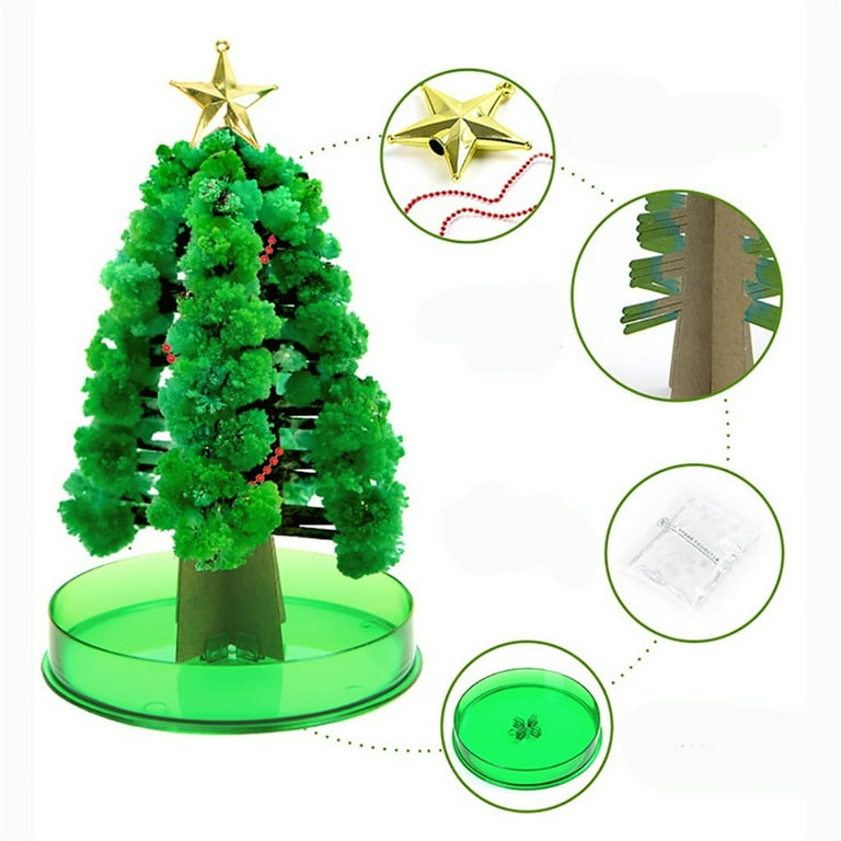 Magic Growing Christmas Tree DIY Magic Christmas Tree Crystal Growing