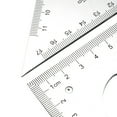 Uxcell Triangle Ruler Square Set 30/60, 45/90 Degrees 17cm/18cm ...