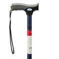 Equate Mobility Comfort Grip Walking Cane, Blue, Height Adjustable, 300 ...
