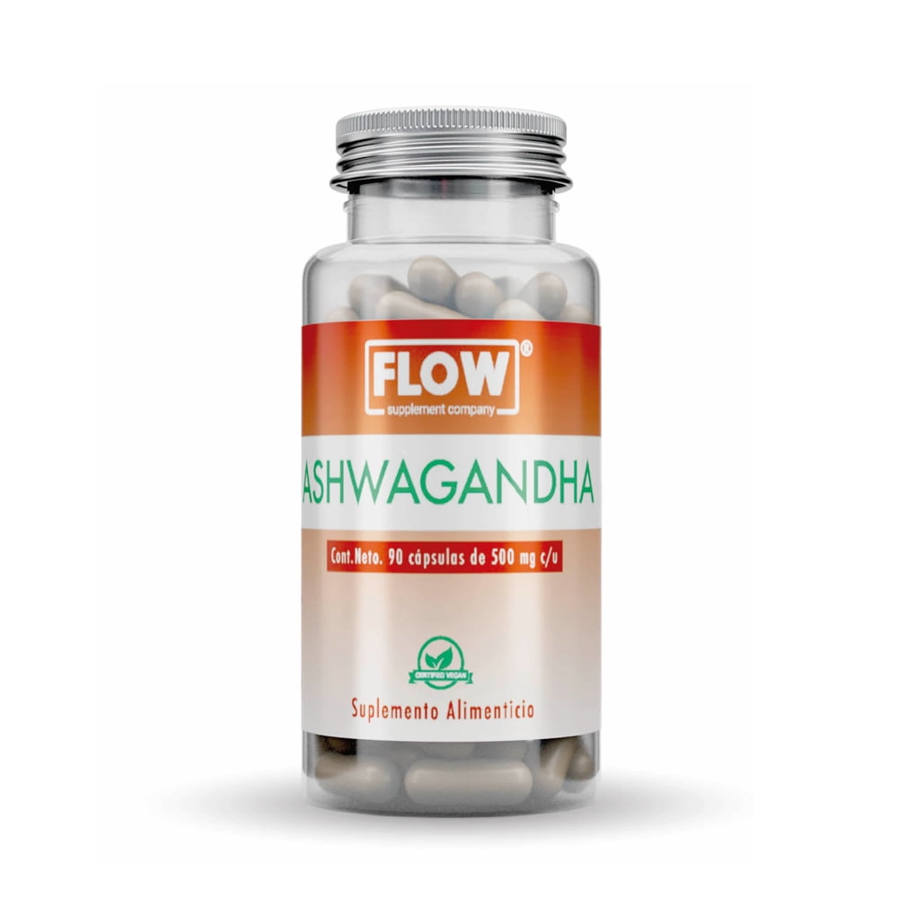Suplemento FLOW - Ashwagandha con 90 Capsulas de 500 mg c/u FLOW ...