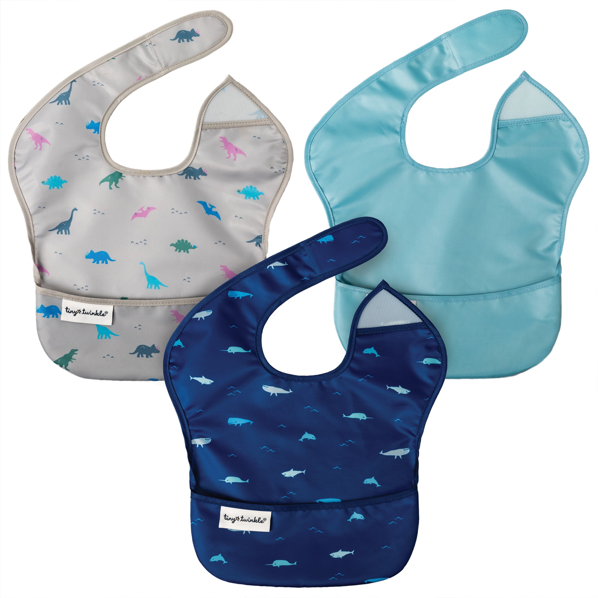 Click here for Tiny Twinkle Easy Bib 3pk Black 6-24m prices