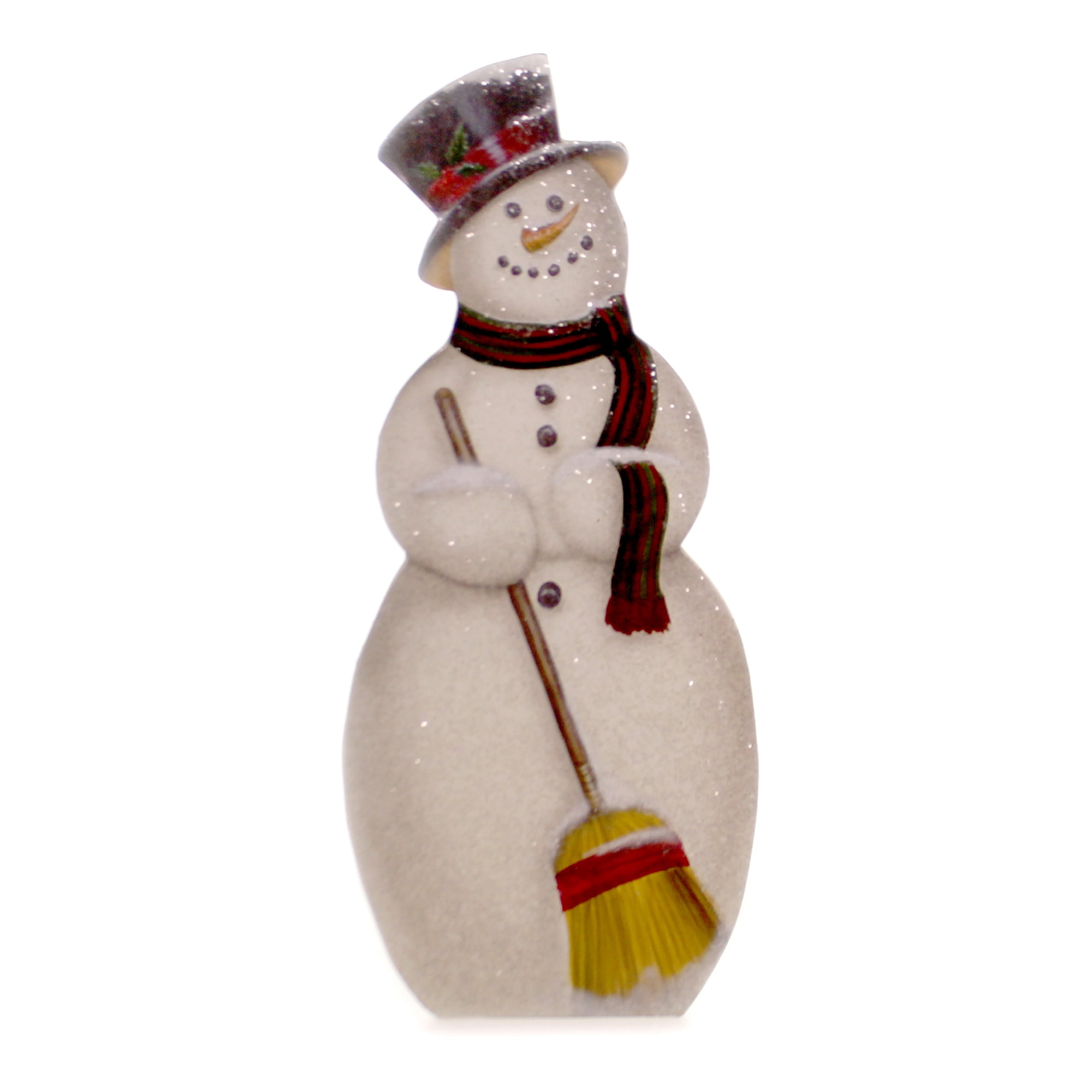 Christmas HOLLY JOLLY SNOWMAN DUMMY BOARD Wood Top Hat Carrot Nose ...