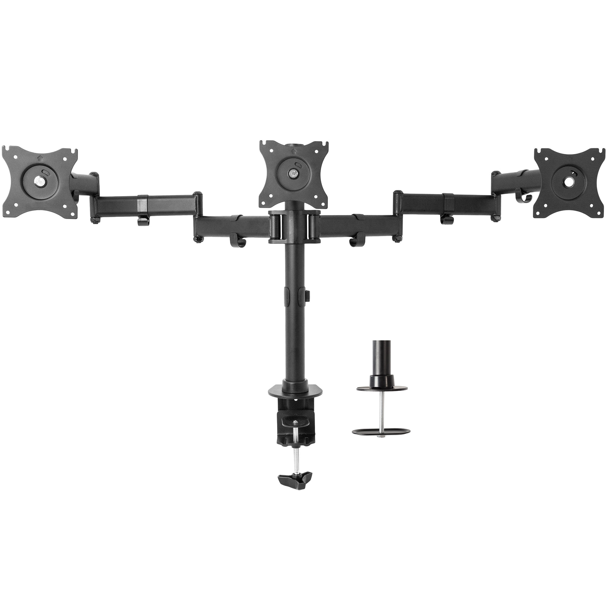 VIVO Triple Monitor Adjustable Mount Articulating Stand for 3 Screens ...