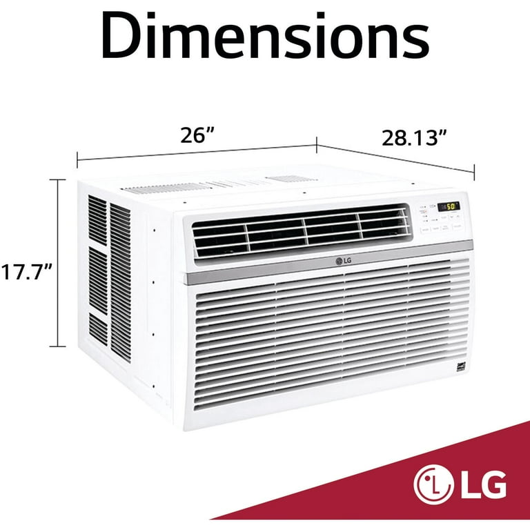 Lg 18 000 Btu Window Air Conditioner Cools 1 000 25 X