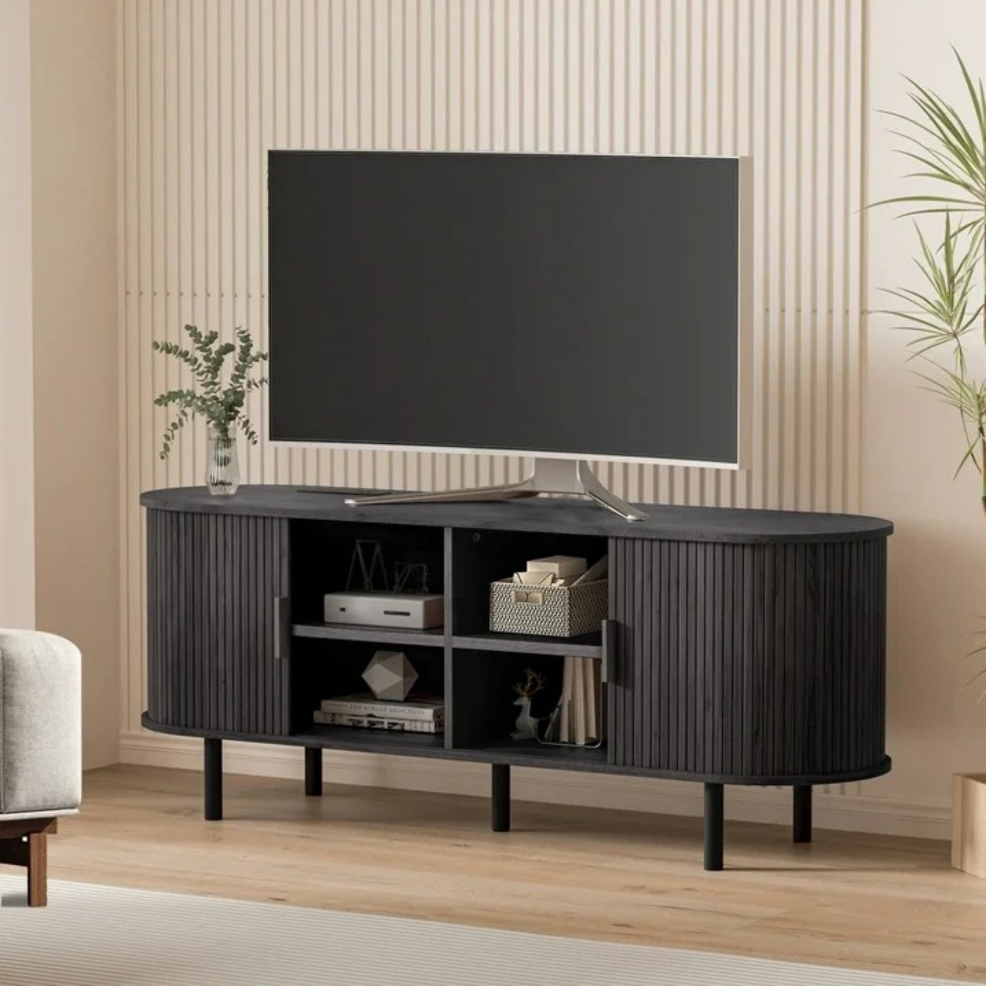 Click here for Marnur 55 Tv Stand For 60 Tv  Wood Entertainment C... prices