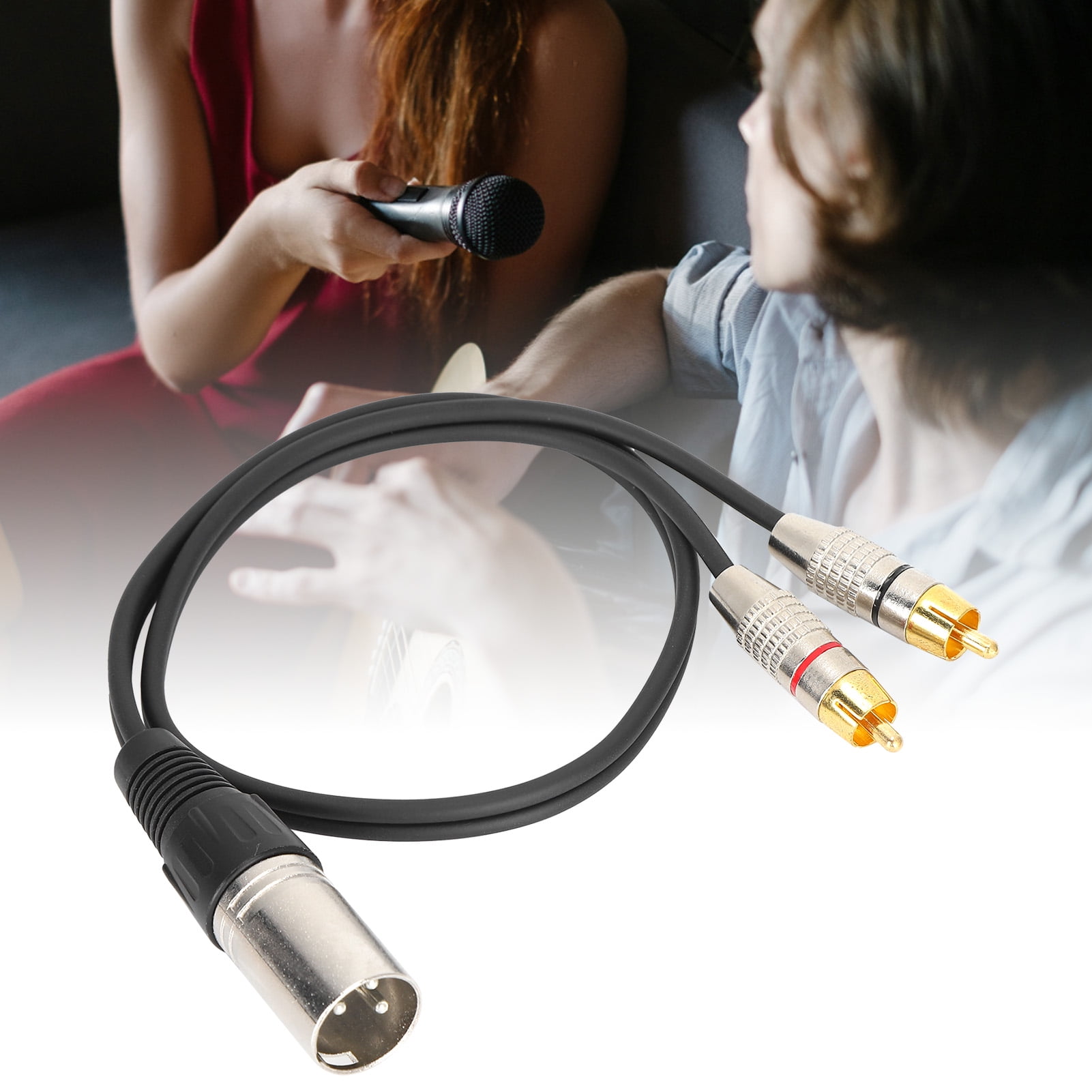 Cable divisor cable profesional XLR macho a fono para conectar la ...