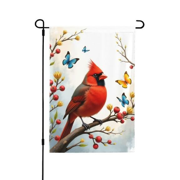Carson Cardinal Home House Flag, 28 x 40 inch Double Sided, Home Sweet ...