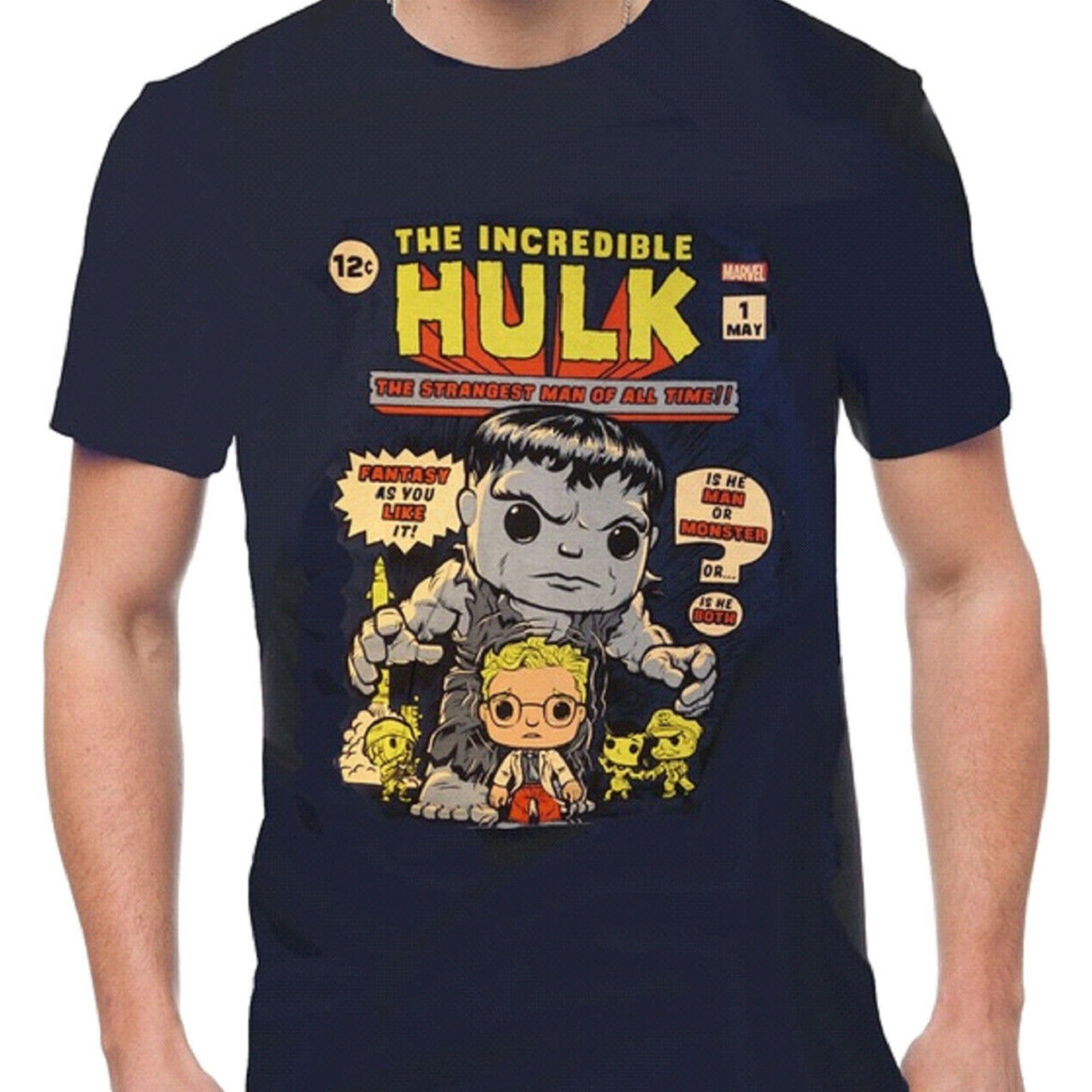 Funko POP! Marvel The Incredible Hulk Men's T-Shirt (XL) - Walmart.com