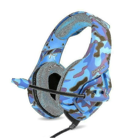 3.5mm Gaming Headset with Mic, Stereo Camouflage Headphones For PC PS5 ...