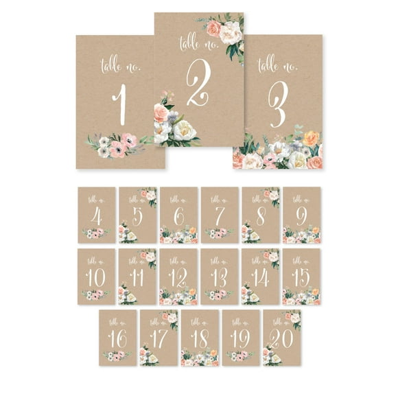 Table Numbers in Centerpieces - Walmart.com