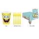 SpongeBob Birthday Party Supplies Bundle Table Set with Plates, Napkins ...