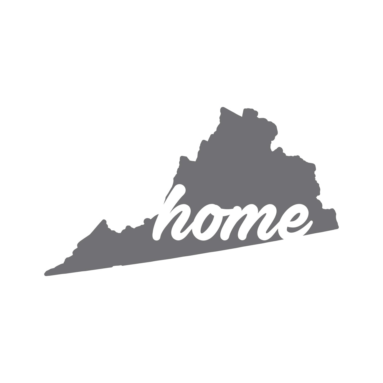 Virginia Home Sticker Decal Die Cut - Self Adhesive Vinyl ...