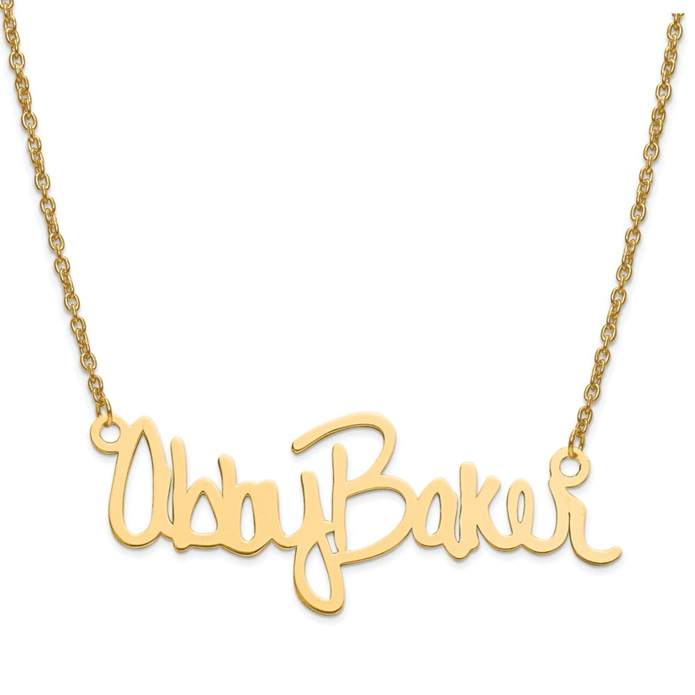 Diamond2Deal 14k Rose Gold 2 Signature Name Plate Walmart diamond2deal-14k-rose-gold-2-signature-name-plate-walmart