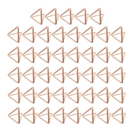 45Pcs Small Table Card Holders Pictures Stand Clips Triangle Shape for ...