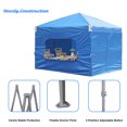 Aoodor Pop Up Canopy Tent with Removable Mesh Window Sidewalls ...