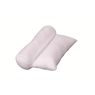 16"Dreamsweet D-Shape Memory Foam Half Roll Bolster Round Pillow w ...