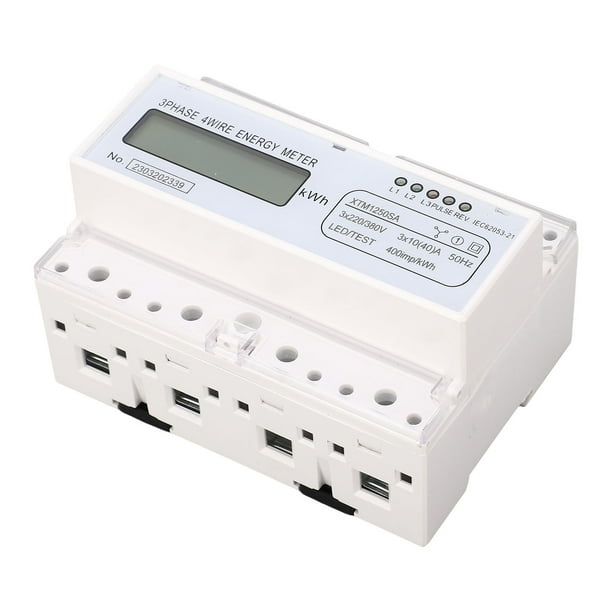 Voltage Power Meter, 3 Phase Grade 1 Accuracy 4 Wire Power Voltmeter ...