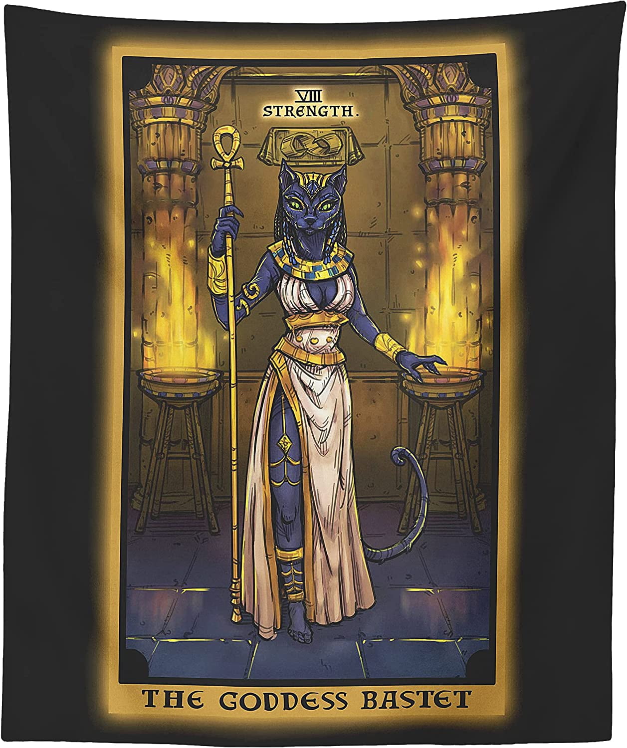 The Ghoulish Garb The Goddess Bastet in the Strength Tarot Card ...