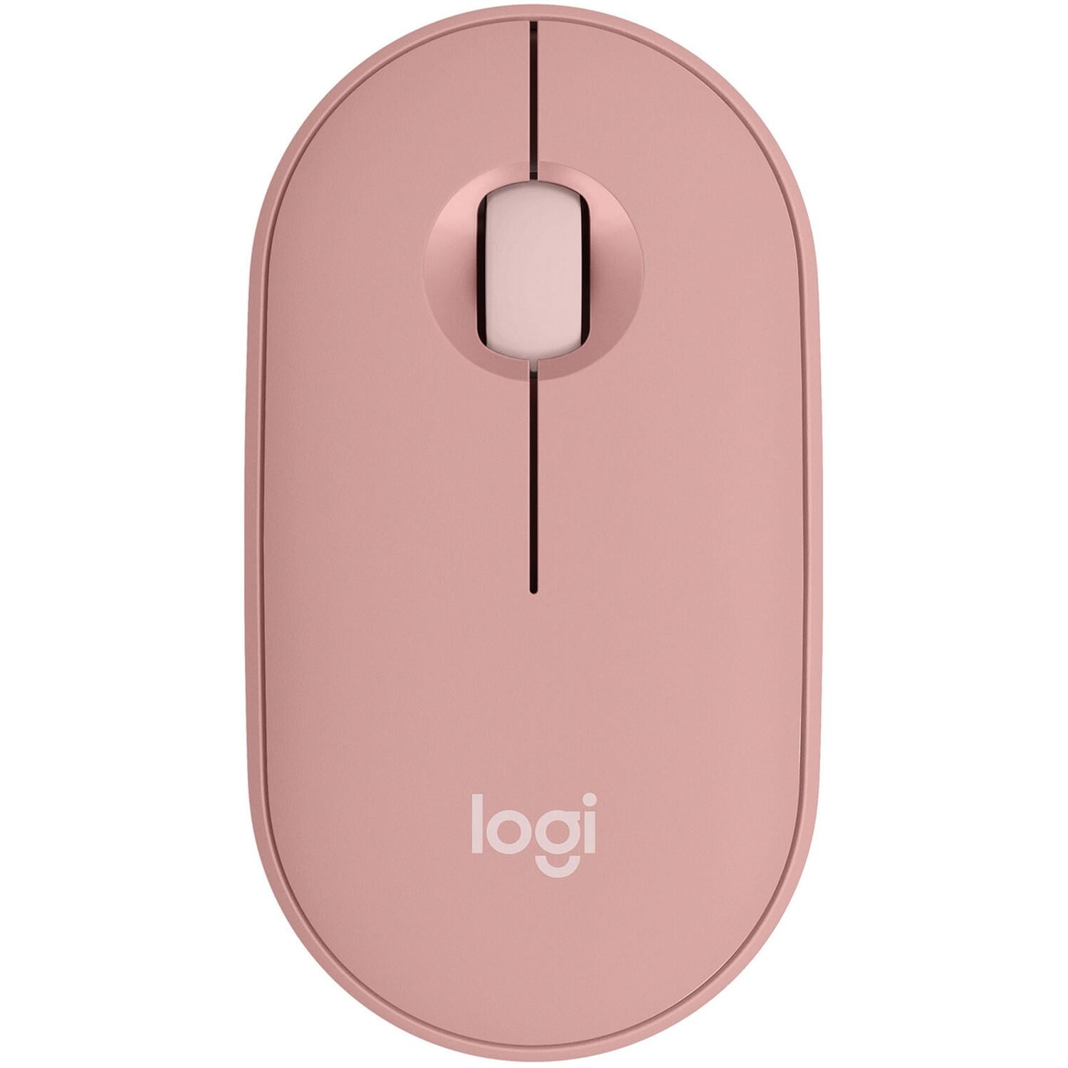 Mouse Inalambrico LOGITECH PEBBLE M350s Bluetooth 4000DPI Rosa Logitech ...