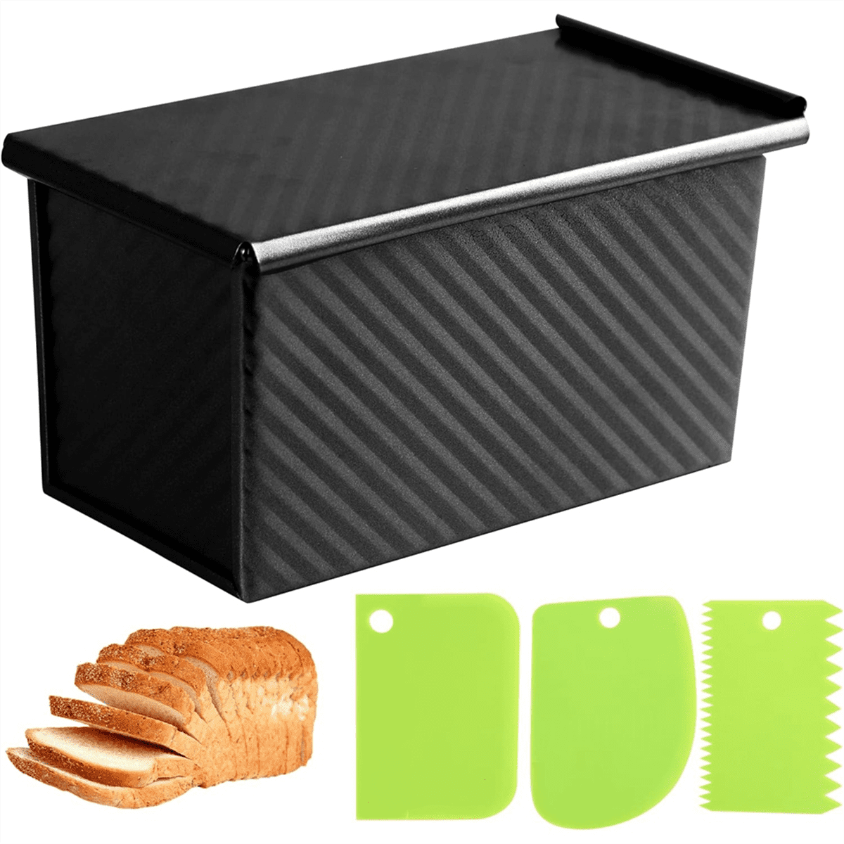 Click here for Unbranded Bread Pans With Dough Scraper Cutter-Pul... prices