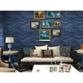 Art3d Blue Wave Design PVC 3D Wall Panels, 19.7" x 19.7", 12-Pack ...