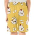 BZSMCE Adjustable Drawstring Casual Shorts With Cute Chicken Face ...